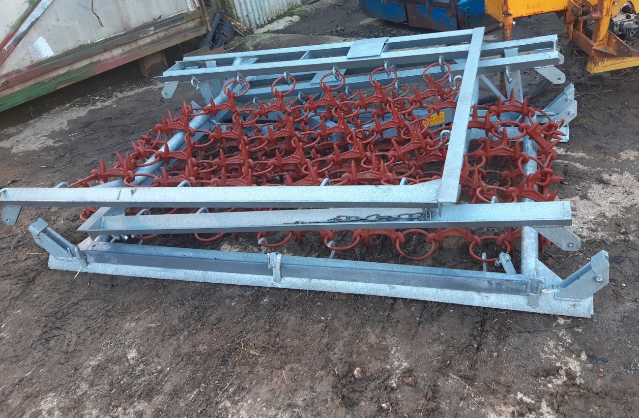Jarmet Levelling Chain Harrow 5 Mtr Hydraulic Fold Galv, Only £2500.00